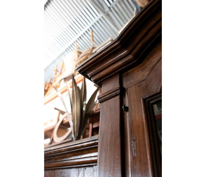 Spanish, solid wood wardrobe with doors and drawers iron locks